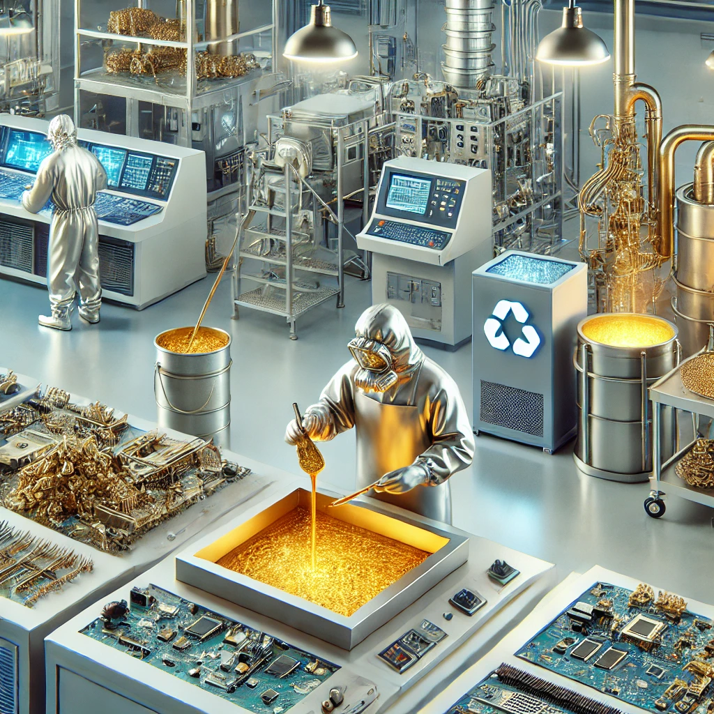 Industrial Gold Recycling: A Smart Strategy for Sustainable Growth - MRT Gold